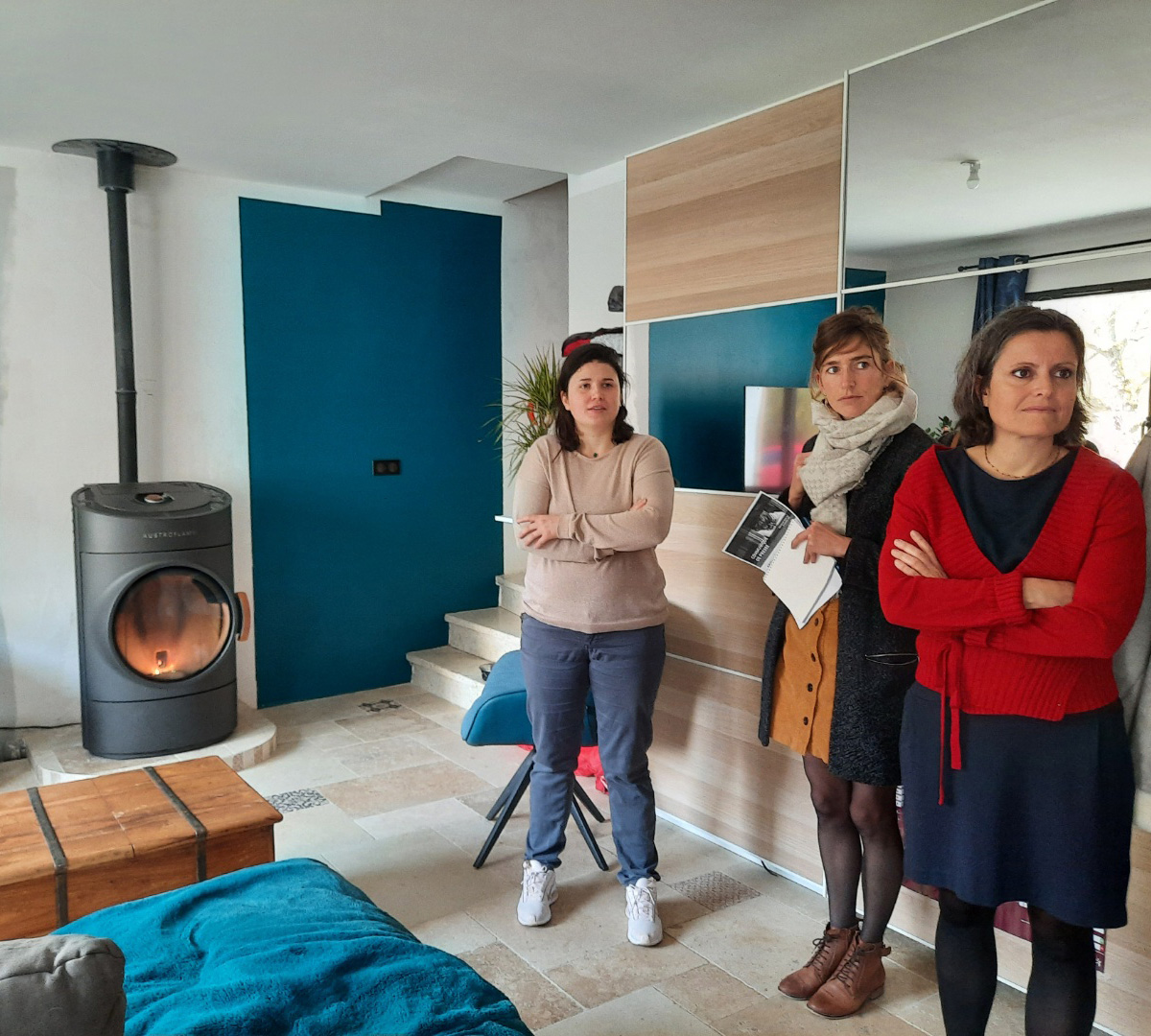 Visite d'une rénovation énergétique à Saint Ferréol-Trente-Pas ...